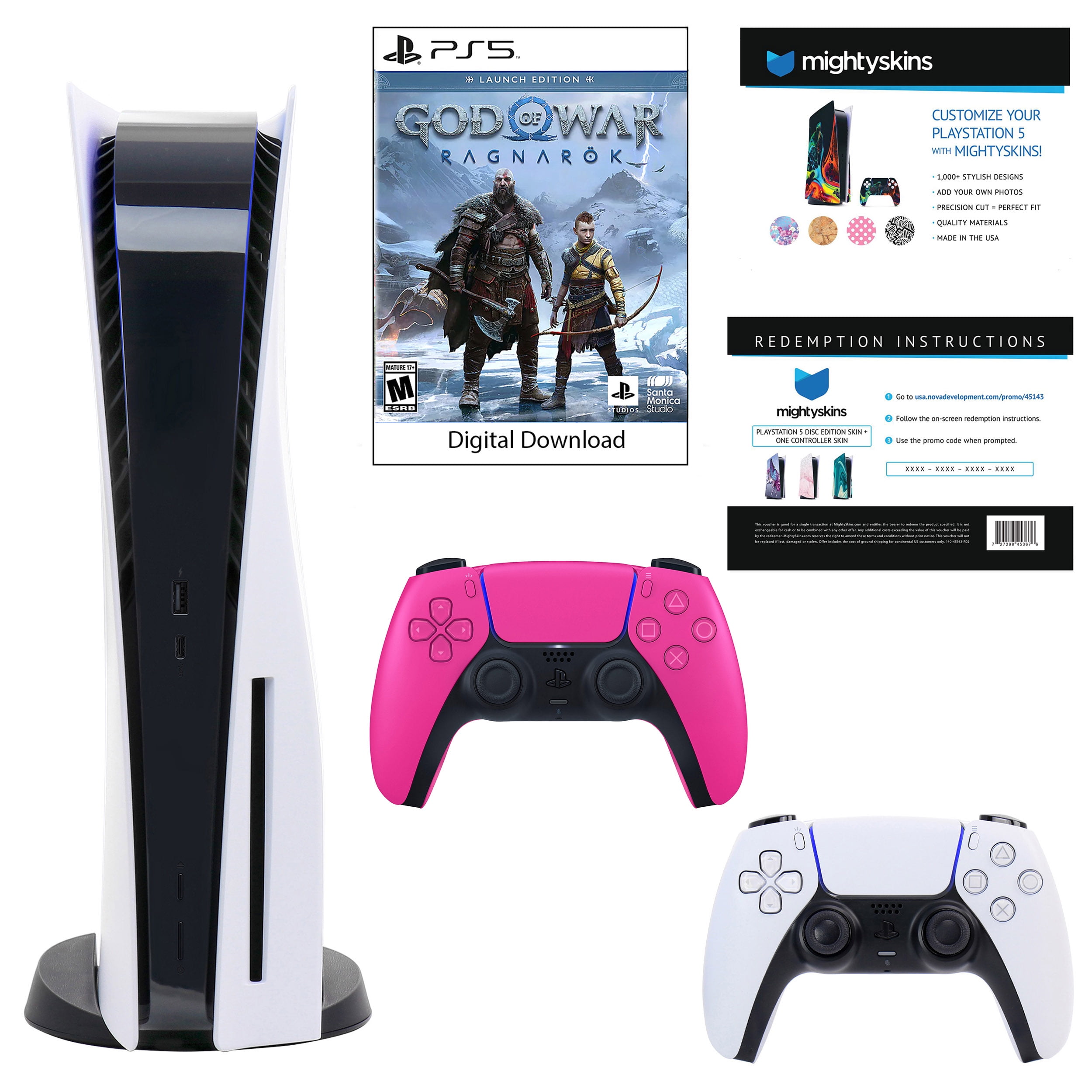 Sony PlayStation 5 Core Console with God of War: Ragnarok with Voucher ...