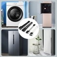 2Pcs Mobile Washing Machine Base Heavy Duty Adjustable Laundry Stand ...