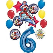Power Rangers Birthday Party Supplies Unleash the Power Balloon Bouquet ...