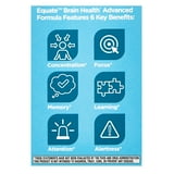 Equate Brain Health Advanced 6 Function Formula Dietary Supplement ...
