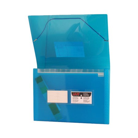JAM Paper Accordion Folders, Plastic 13 Pocket Expanding File, Letter ...
