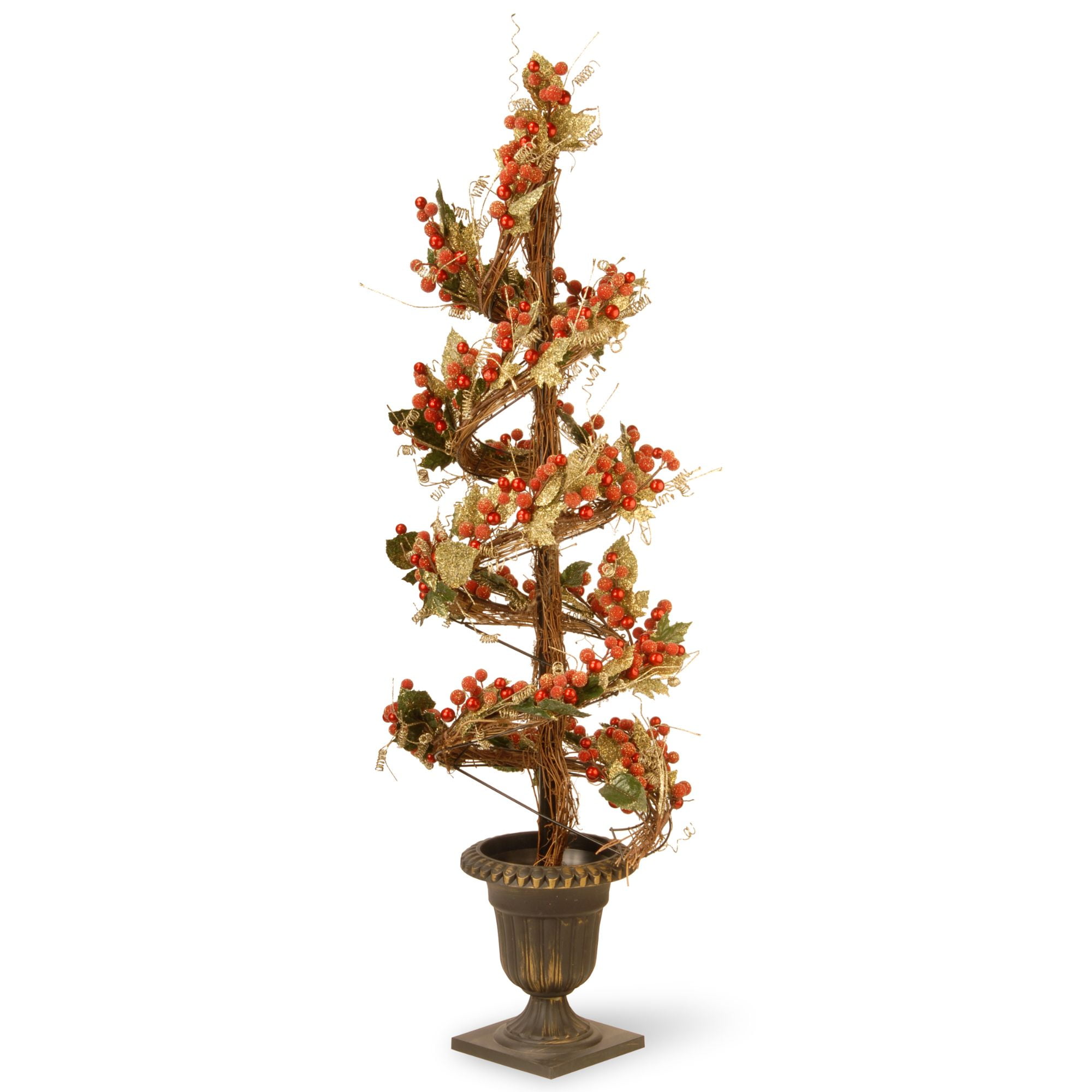 48" Berry/Leaf Vine Topiary - Walmart.com