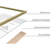 Haus and Hues 24x36 Gold Picture Frames - Set of 6 Large Picture Frames ...