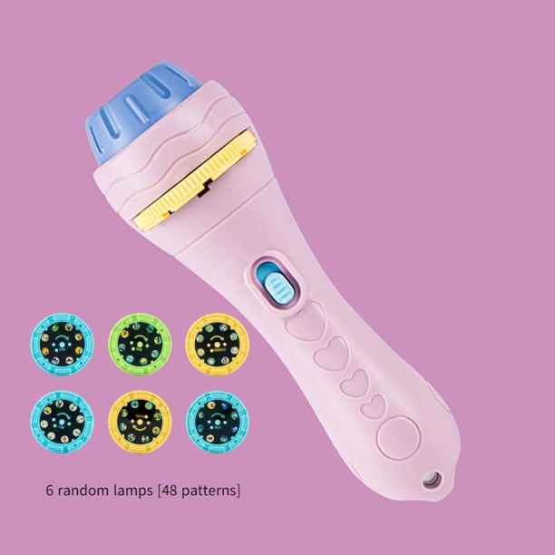 Children's Projector Mini Luminous Projection Torch Toy Gift (Pink ...