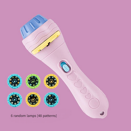 Children's Projector Mini Luminous Projection Torch Toy Gift (Pink ...