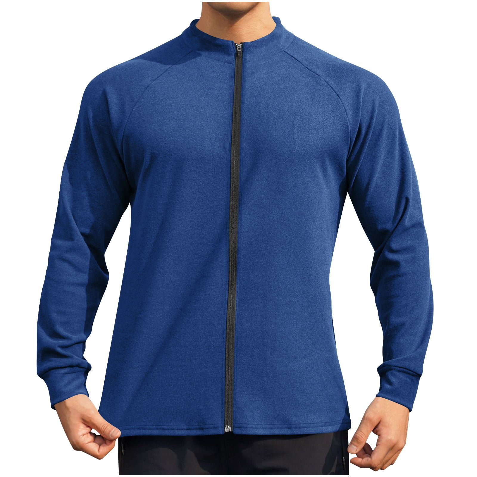 Click here for Fatyb Mens Full Zip Shirts Thermal Long Sleeve Cas... prices