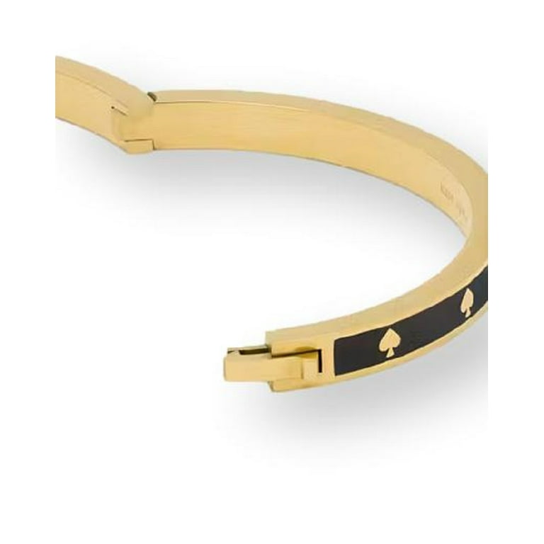 Kate Spade Jewelry Kate Spade Spot The Spade Bangle Bracelet Black Gold