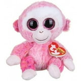 Ty Beanie Boos - Ruby the Monkey Plush Toy, Small 6" with Big Eyes ...