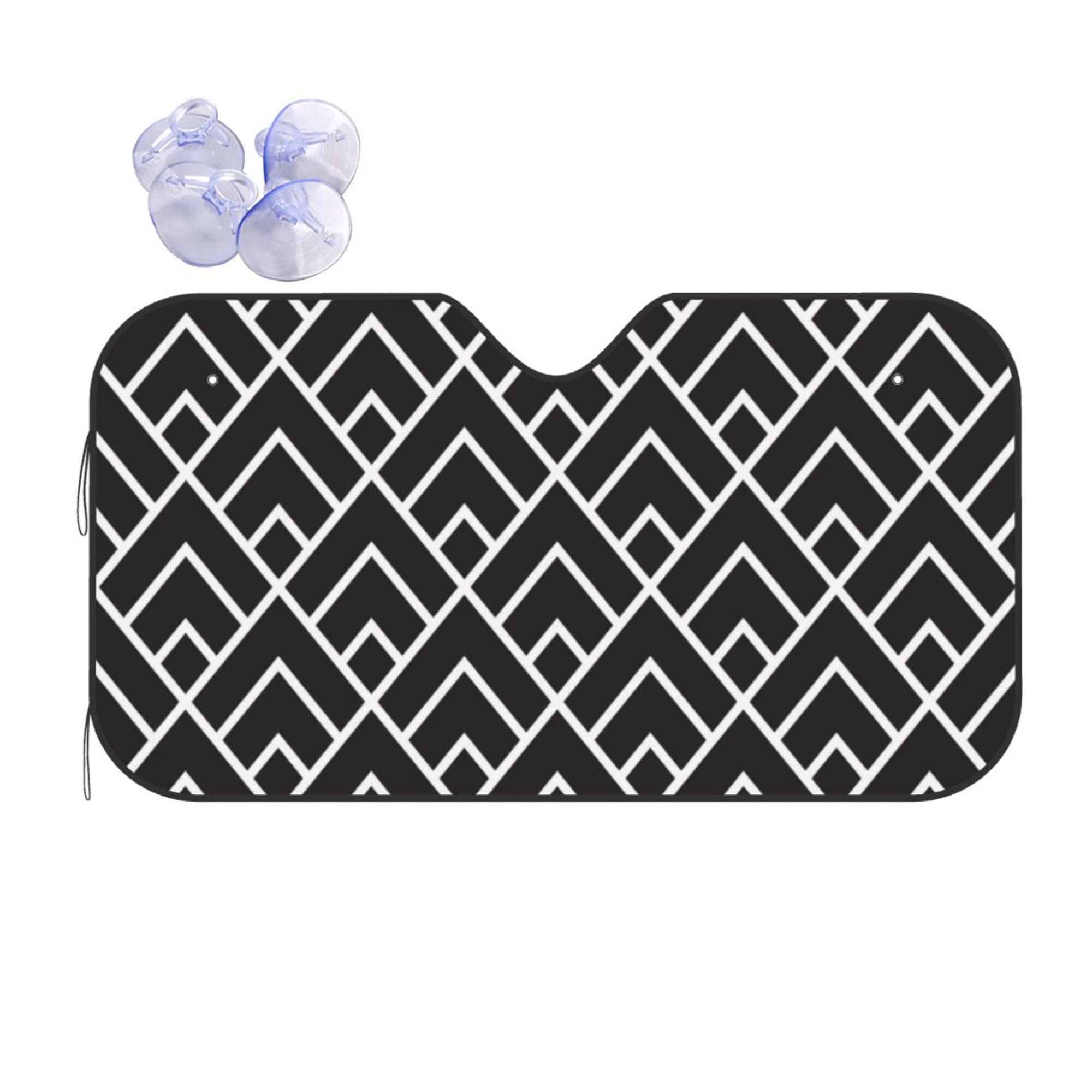 XMXY Car Sun Shade Windshield, Gray Triangle Element Automotive Front ...