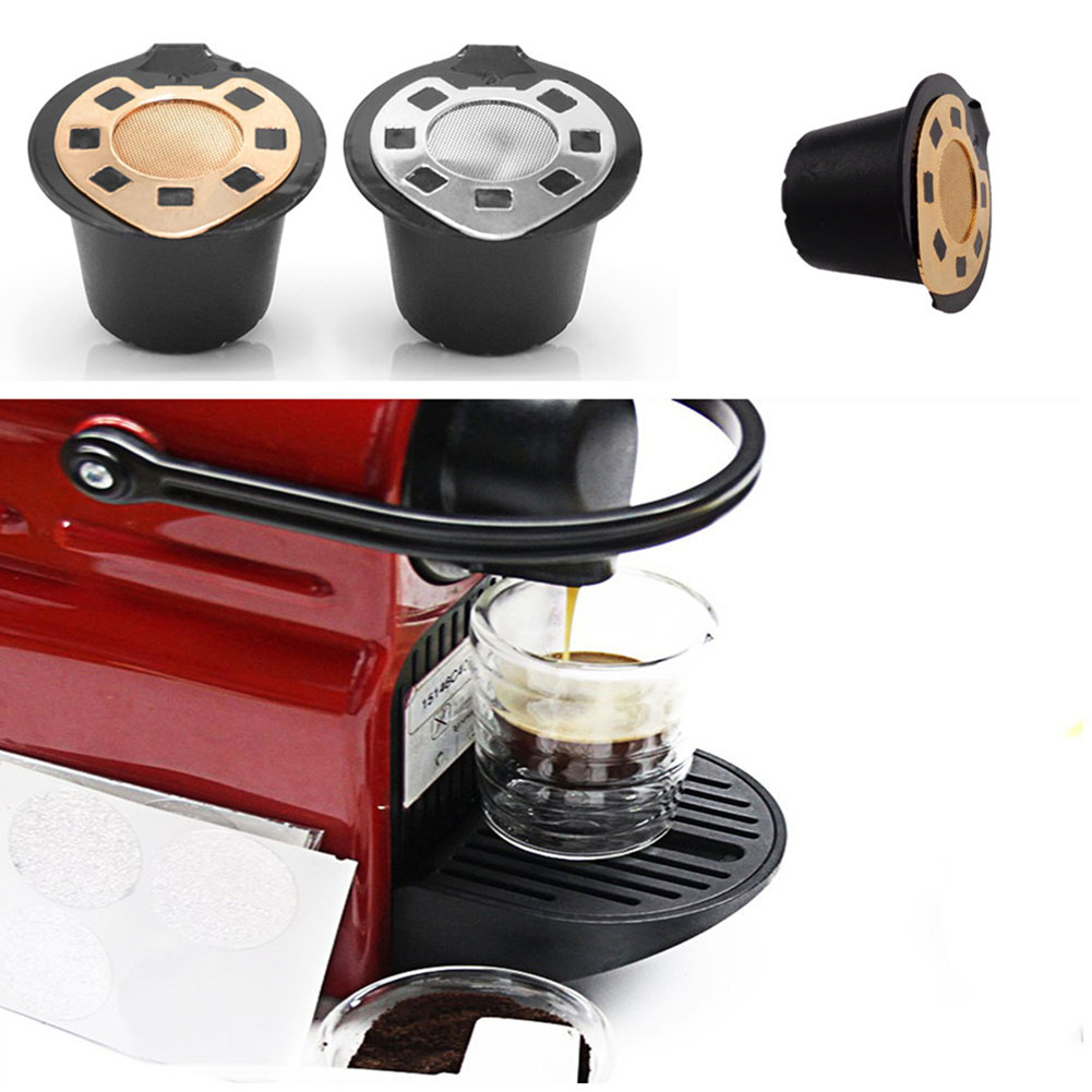 Reusable Capsules Shell Filling Filter Cup with Spoon Brush for ...