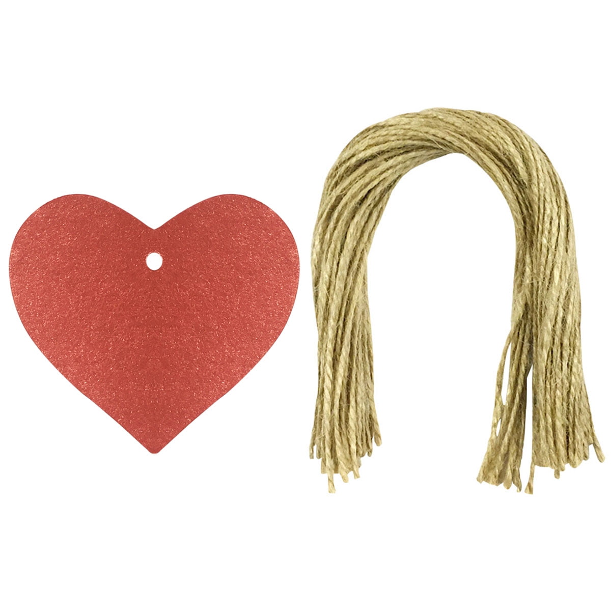 Wrapables® 50 Count Gift Tags/Kraft Hang Tags with Free Cut Strings for ...