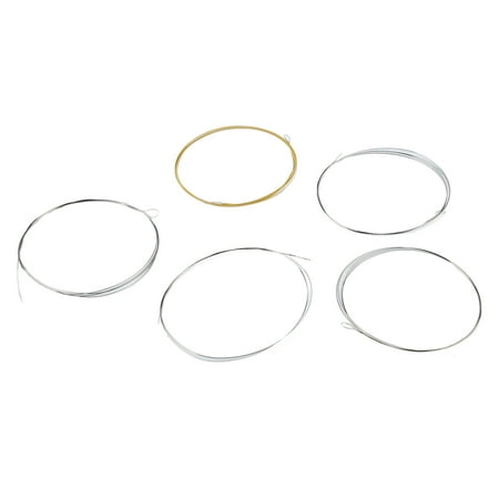 Banjo String Set, Lightweight Full Resonance 5 Banjo String Kit For ...