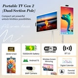 ApoloSign 32 inch 4K UHD Smart Portable TV 2nd Gen, Touchscreen Monitor ...