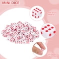Uxcell 8mm Mini Dice, Translucent Acrylic Tiny 6 Sided Square Corner ...