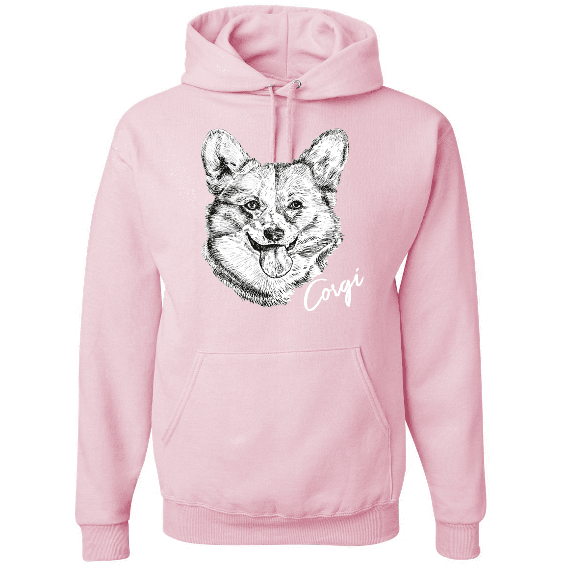 Wild Bobby, Cute Corgi Dog Lover Pet Owner Animal Lover Graphic Hoodie ...