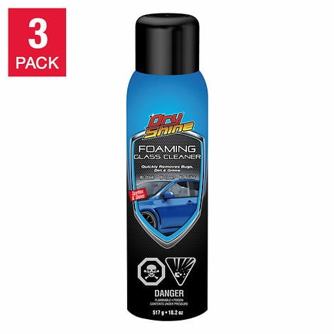 Dry Shine Foaming Glass Cleaner, 3-pack - Walmart.ca