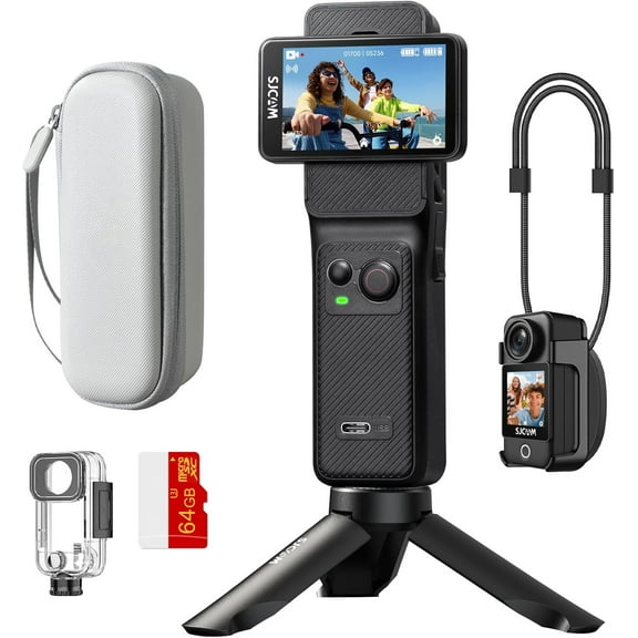 NUISK 4K Thumb Action Camera 128GB, WiFi Magnetic Mini Body Cam ...