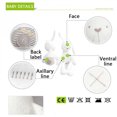 42CM Cute Cartoon Long Ears Rabbit Doll Baby Soft Plush Toys For ...