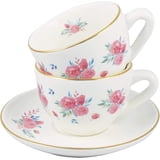 Jewelkeeper Porcelain Tea Set for Little Girls with Pink Picnic Basket ...