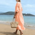 2026 Summer Womens Plus Size Dress Long Sleeve V-Neck Eyelet Lace ...