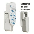 SUSWIM White 2-Pack Child Safety Adhesive Door Handle Lock for Bathroom ...