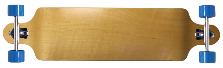 Longboard Complete Double Drop Down Through Thru Natural 41.25 Maple ...