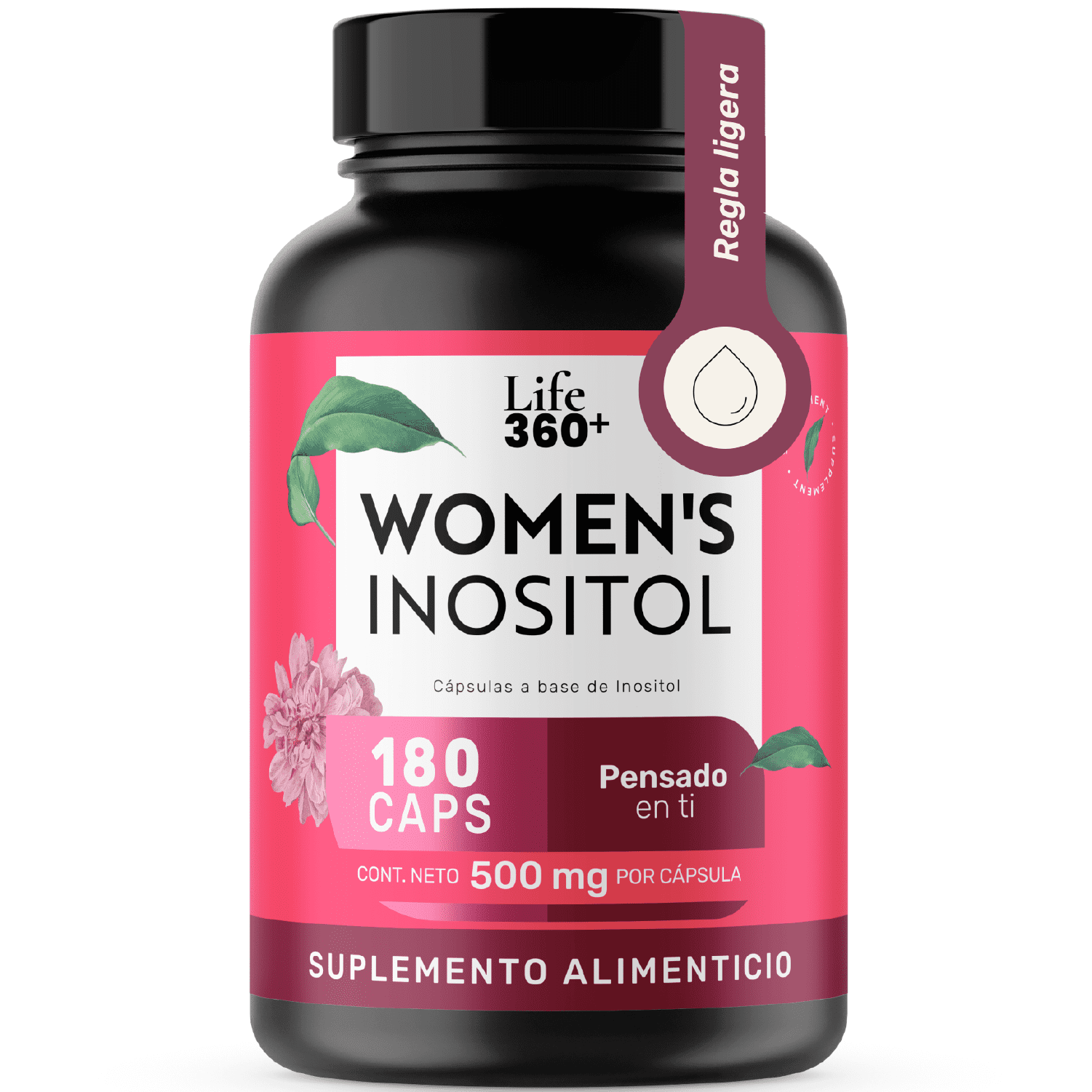 Life 360+ WOMEN´S INOSITOL | 180 cápsulas | Cápsulas a base de inositol ...