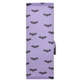 Bat Pattern Purple Door Curtain Sheer Privacy Light Filtering Window ...