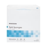 McKesson Sterile 6Ply Absorbent Dressing, IV Split Sponge, 4x4 in., 2 ...