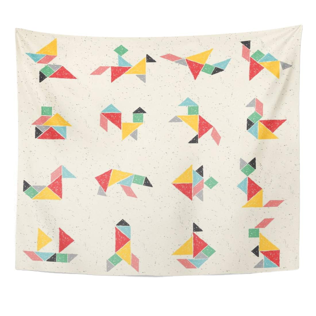 UFAEZU Tangram in Collection Composite Figures Airplane House Ship ...