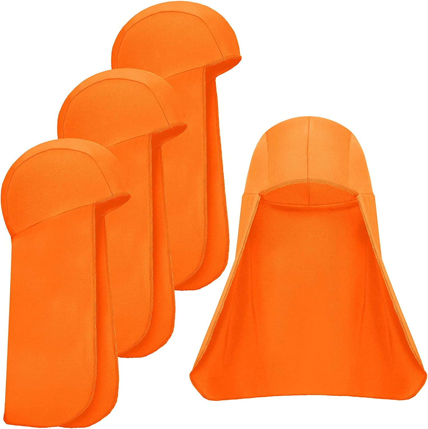 4 Pieces Hard Hat Sun Shade Neck Shade Cap Sun Hat Elastic for Quick ...