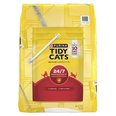 Purina Tidy Cats Clumping Cat Litter, 24/7 Performance Multi Cat Litter ...