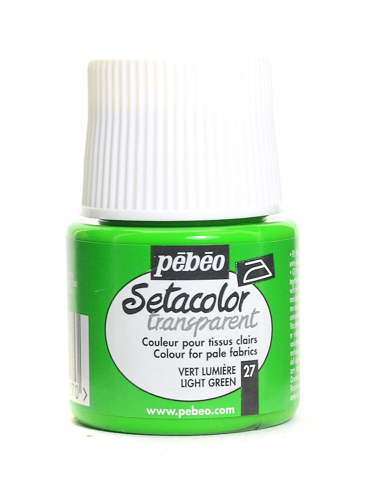 Setacolor Transparent Fabric Paint light green, 45 ml (pack of 3 ...