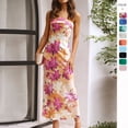 2026 New European and American Style Women's Strapless Tube Top Floral ...