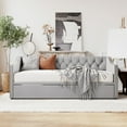 Harper & Bright Designs Upholstered Daybed with Pop Up Trundle, Twin to ...