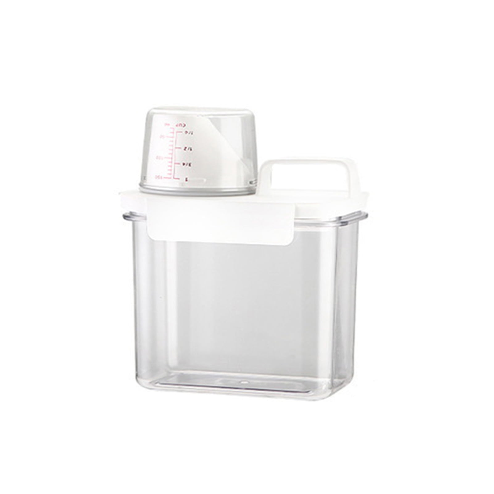 FaLX Laundry Powder Box with Measuring Cup - 1100/1800/2300 ML - Double ...
