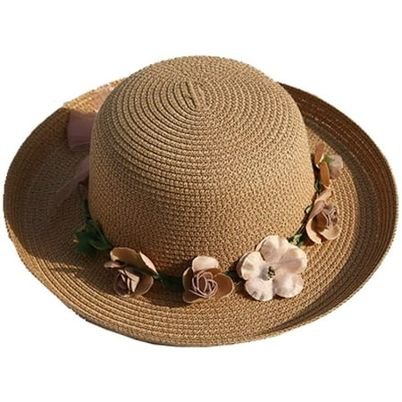 Beautiful Beach Hat Female Big Sun Hat Wild Vacation Straw Hat,R9 ...