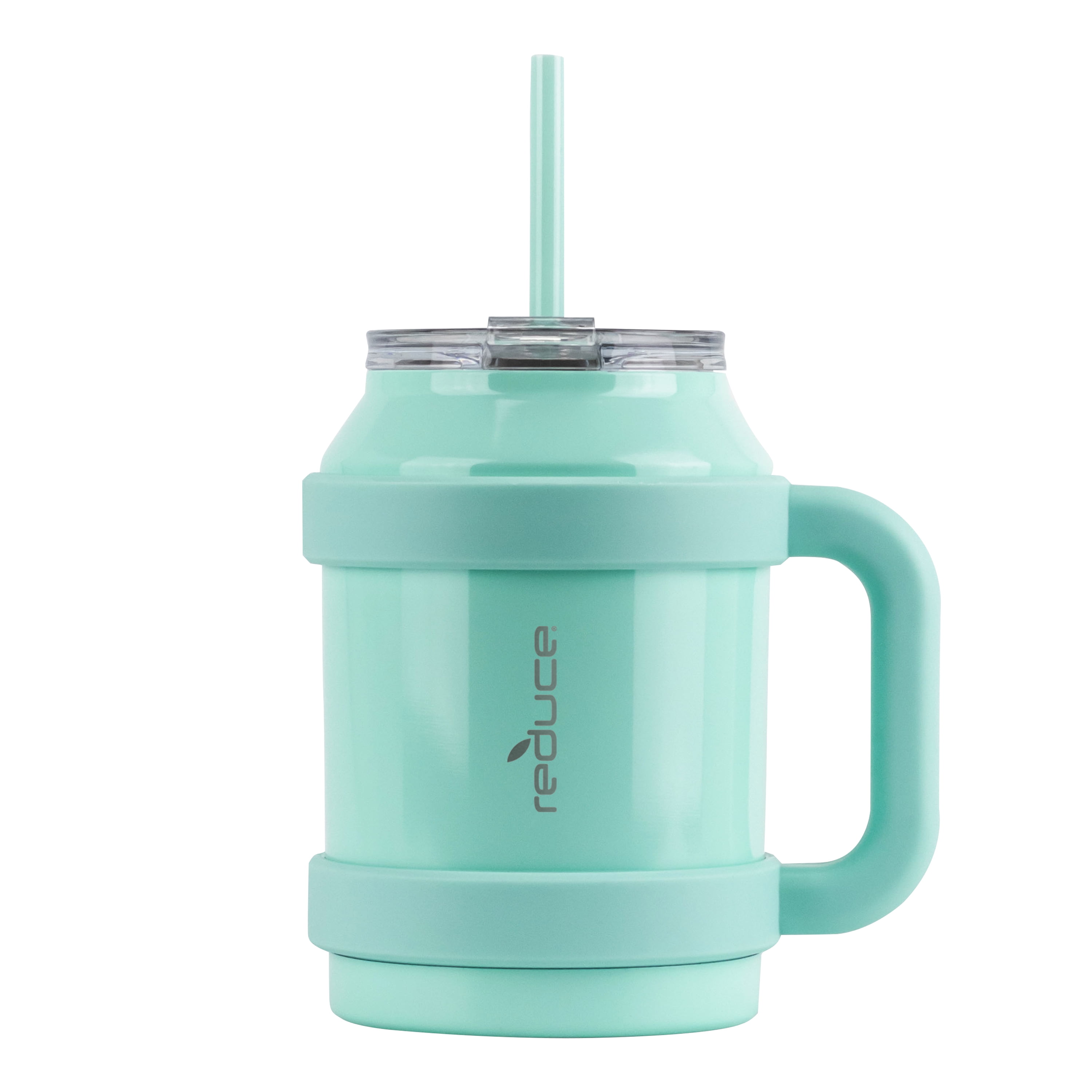Reduce Vacuum Insulated Stainless Steel Cold1 Mug with Lid and Straw ...