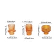 Tapered Glass Candle Holders Set for Wedding and Dinner Party Decor ...