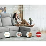 LINSY HOME Upgraded High Back Modular Sectional Sofa with Storage, 5 ...