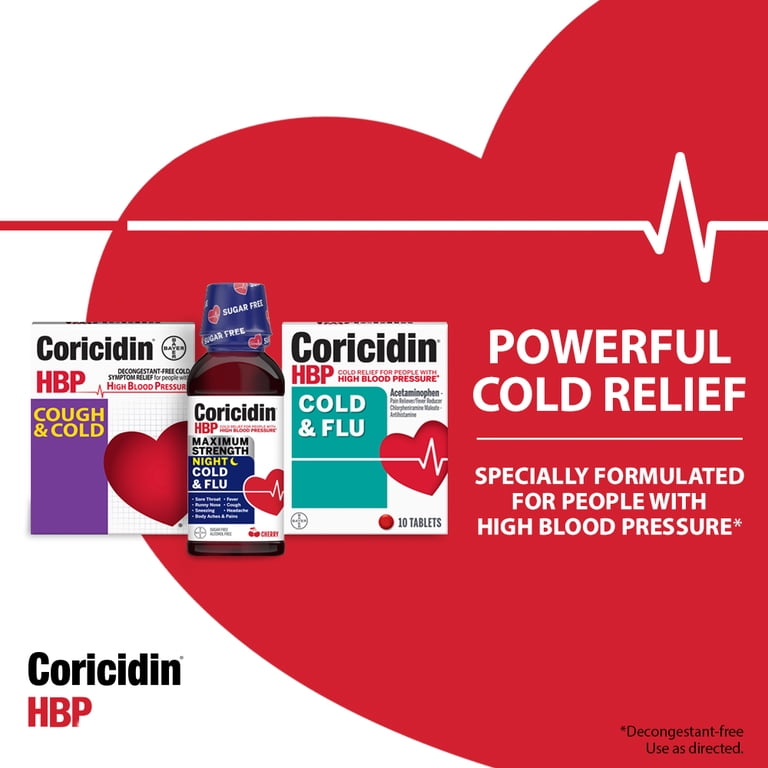 Coricidin Hbp Sinus Tablets