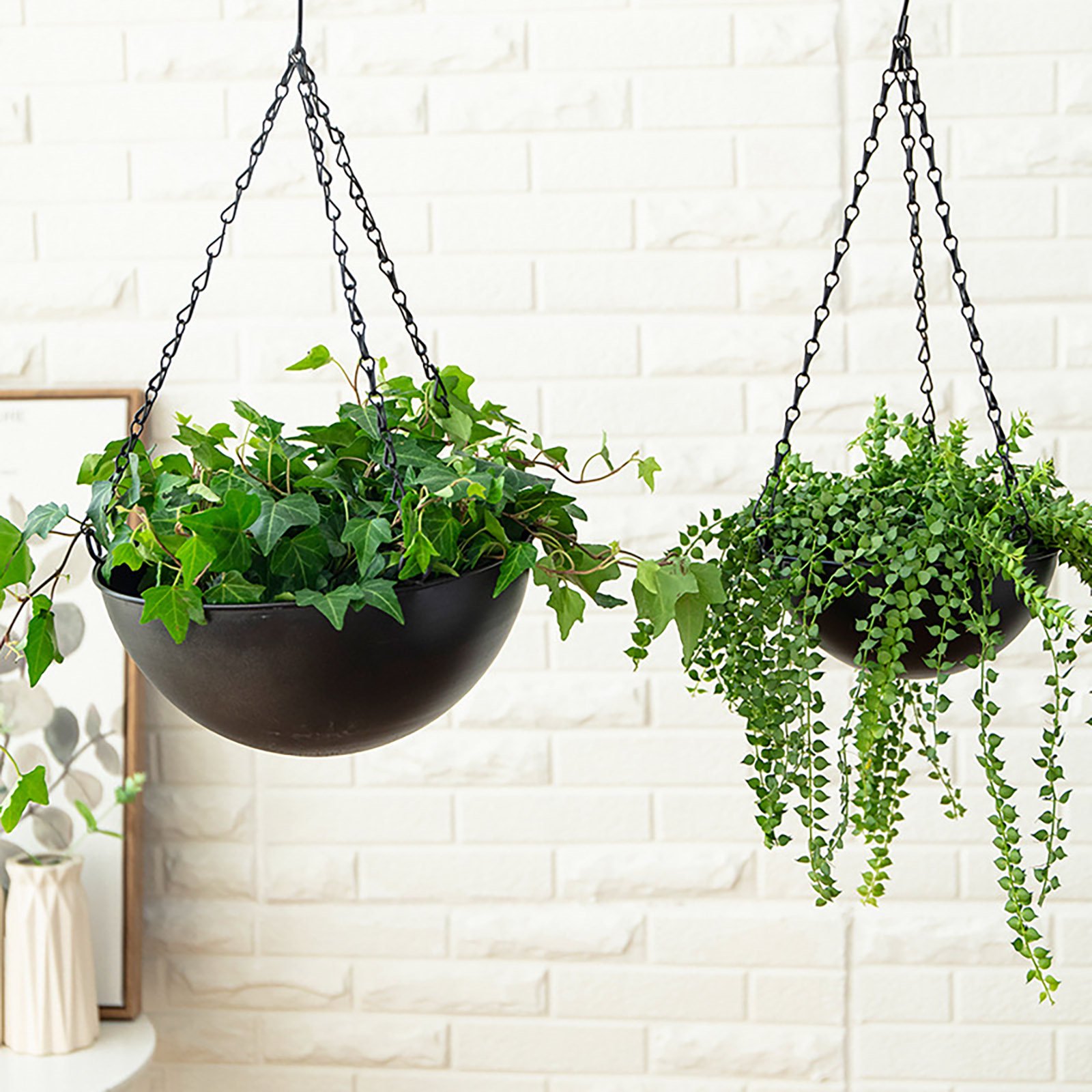 Click here for Bagmrteho Indoor Hanging Flower Pots Outdoor Wroug... prices