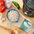 Great Value Navy Beans, 1 lb dried beans rich in protein, fiber, calcium, iron, potassium ...