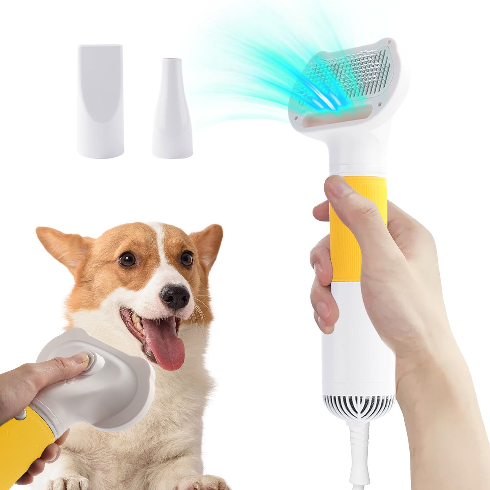 Click here for Topllc 3 In 1 Pet Grooming Hair Dryer Slicker Brus... prices