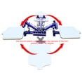 Silk Screen Printing Machine T-Shirt Screen Printing Press 4 Color 2 ...