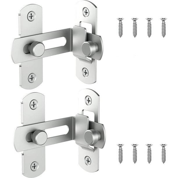 SHAR Folding Door Sliding Latch, 90 Degree Stainless Steel Corner Door ...