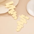 Asymmetrical Geometric Design Retro Exaggerated Stud Earrings For Women ...