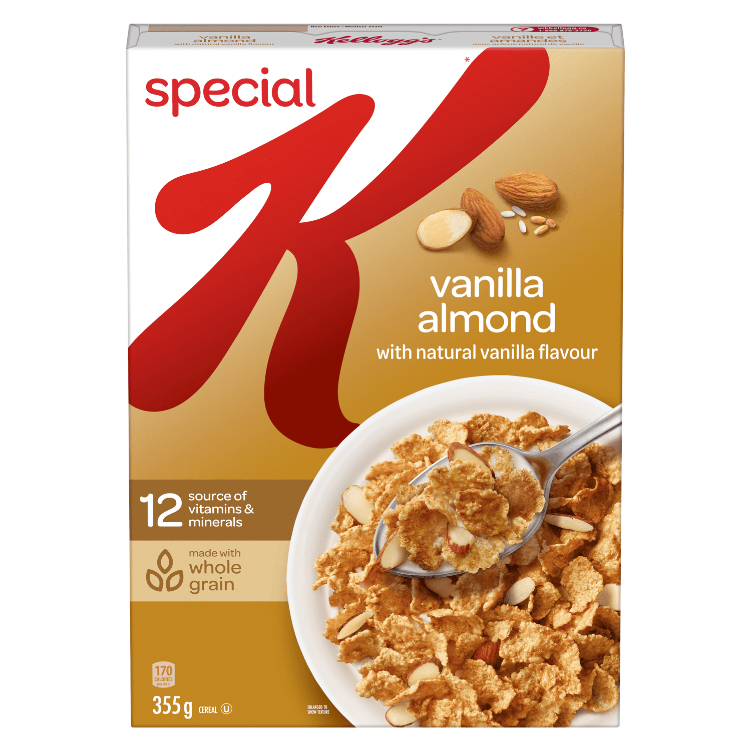 Click here for Kelloggs Special K Vanilla Almond Cereal  355g 355... prices