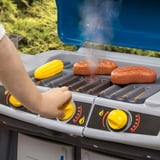 Step2 Sizzle & Smoke Barbecue Blue Toddler Grill Playset with 15 Piece ...
