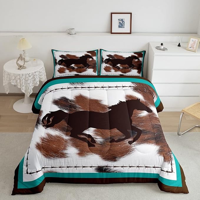 Click here for Yst Horse Bedding Set Comforter Set Rustic Western... prices